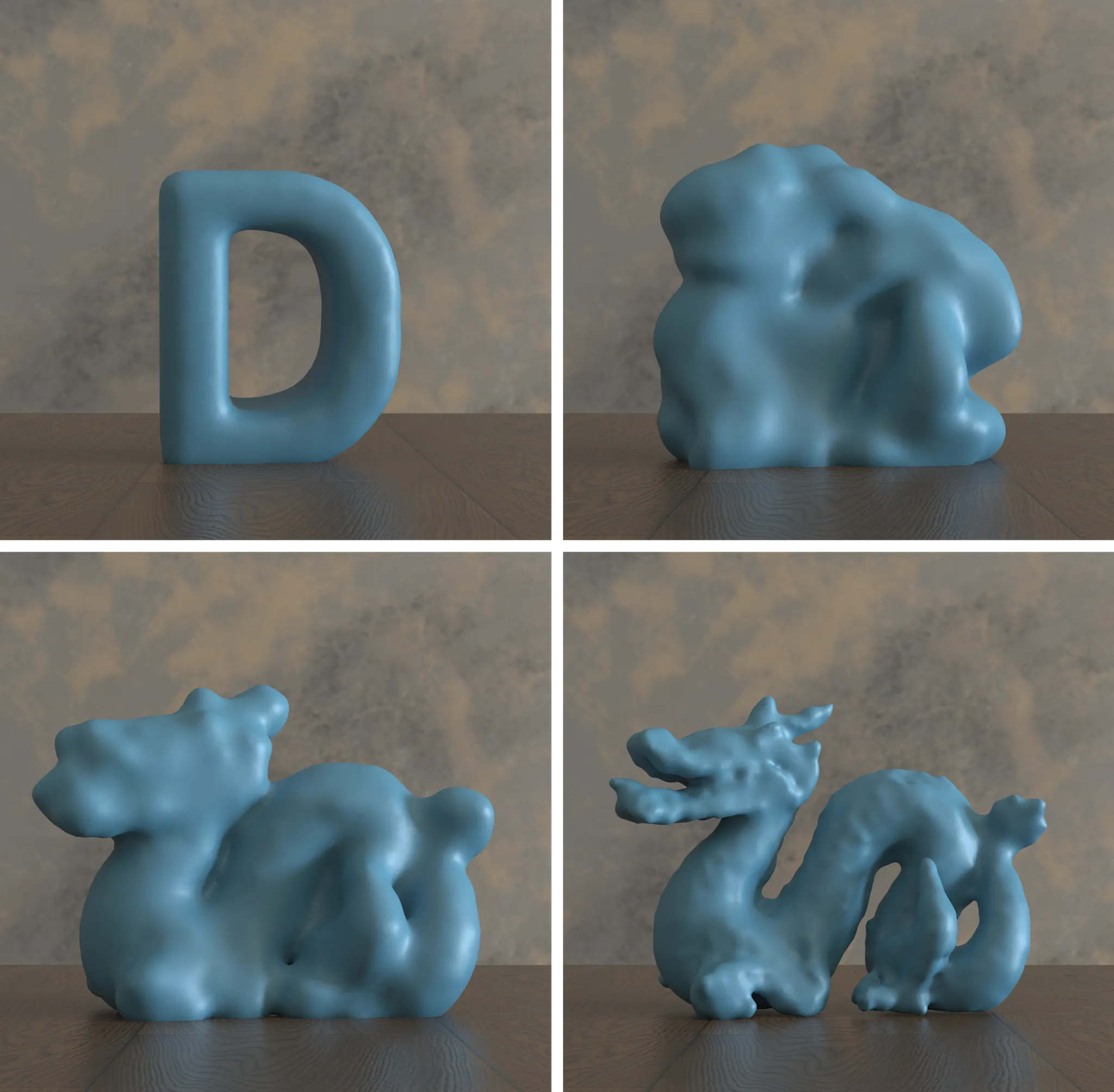 A Differentiable Material Point Method Framework for Shape Morphing